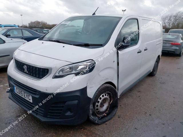 VF3VBBHXHKZ030935, 2019 Peugeot Expert Pro on Copart UK