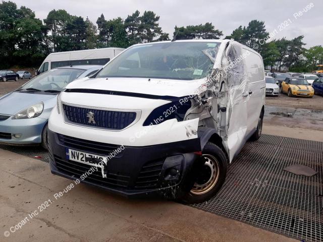 VF3VBYHRKM7834434, 2021 Peugeot Expert Pro on Copart UK